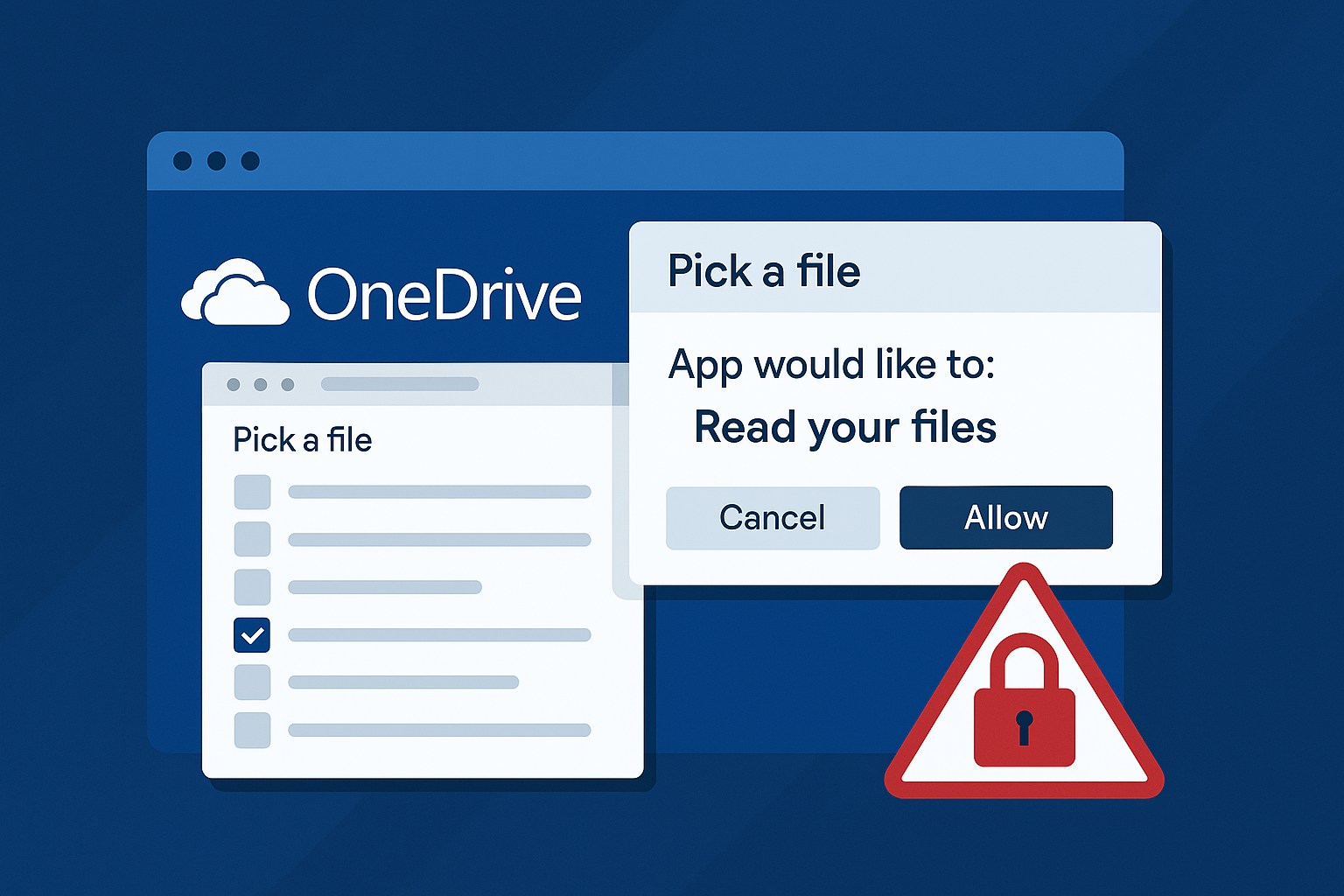 OneDrive File Picker Flaw Exposes Cloud Storage to Over-Permission Risks